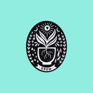 Grow Vinyl Die-cut Stickers - 2.5x3" - Green - Green Thumb ...