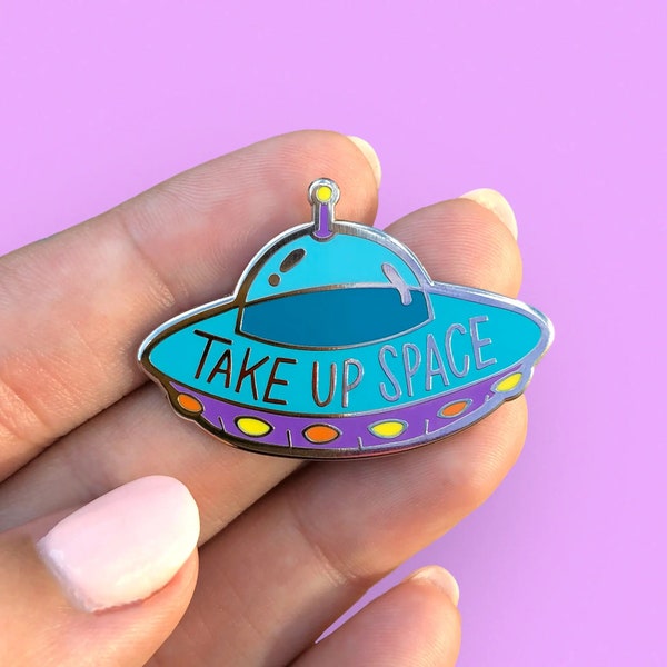 Space Enamel Pin - Etsy