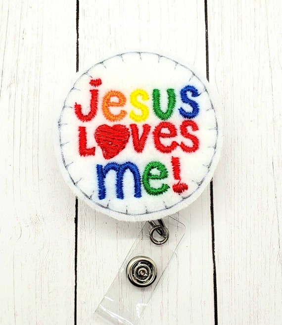 Jesus Badge Reel Nurses Badge Reel Retractable Badge Jesus | Etsy
