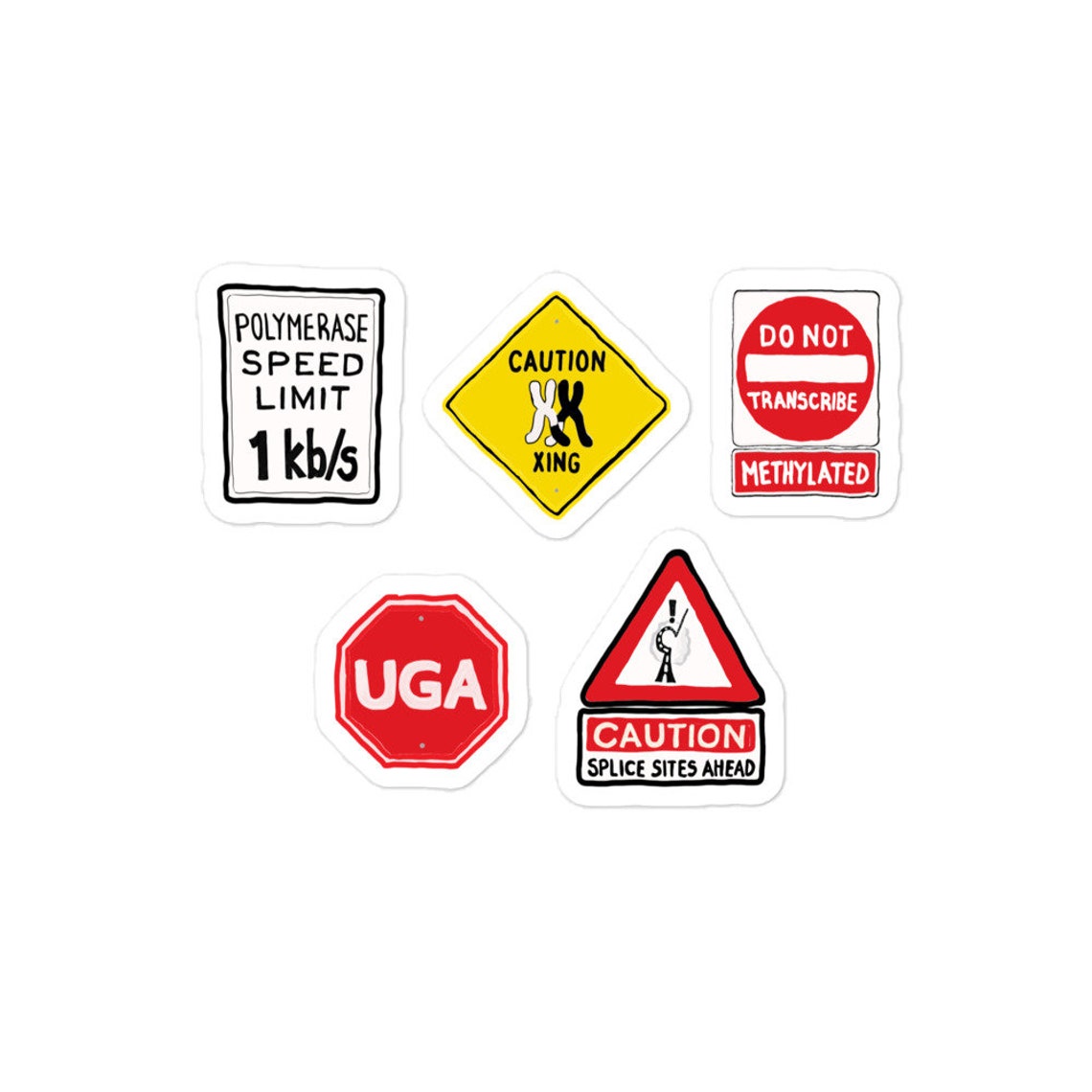 Intracellular Road Signs Stickers - Etsy