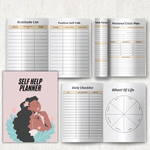 Self Help Planner, Daily Organizer, Goal Setting Journal, Personal ...