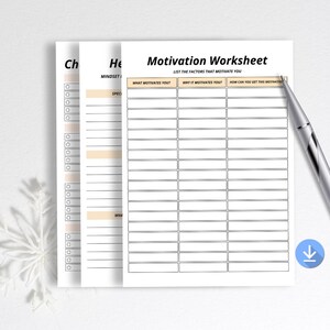 Self Help Planner, Daily Organizer, Goal Setting Journal, Personal ...