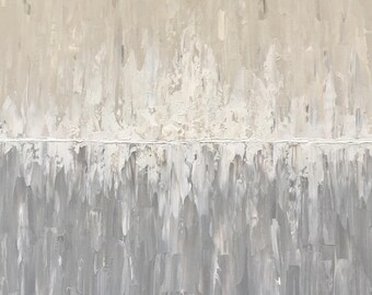 Neutral abstract art | Etsy