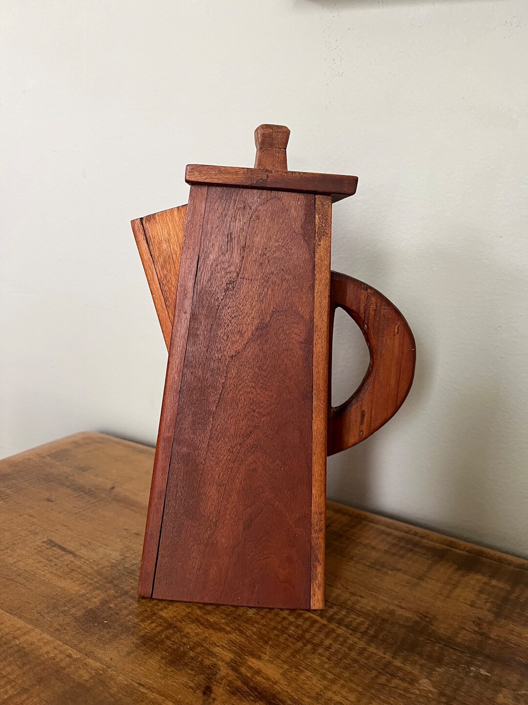 Vintage Handmade Wood Soap Laundry Pitcher Dispenser - Etsy