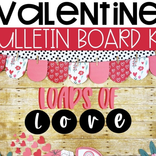 Valentine's Day Bulletin Board or Classroom Door Decor - Etsy