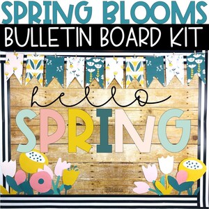 Spring Blooms Bulletin Board or Classroom Door Decor Vintage - Etsy