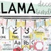 Llama and Cactus Classroom Decor Bundle Easy and Modern - Etsy