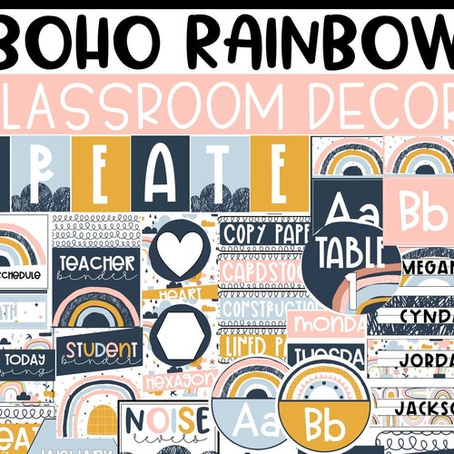Lemon Classroom Decor Bundle Easy And Modern Classroom Etsy
