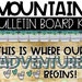 Mountain Back to School Bulletin Board or Classroom Door - Etsy