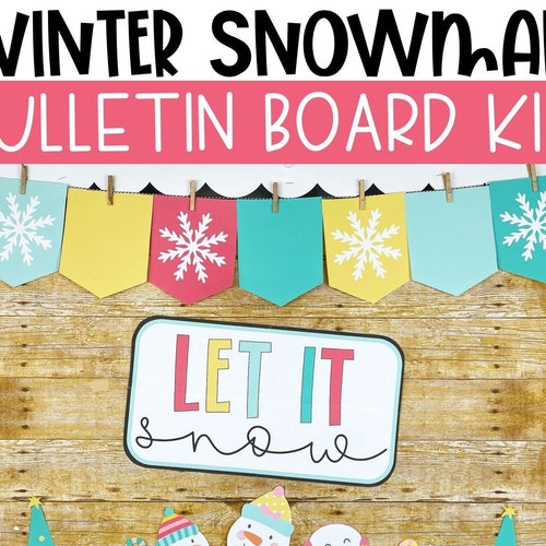Winter Cookies Bulletin Board or Door Decor Easy Seasonal - Etsy