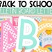 Fall Letter Ledge Bulletin Board Kit or Classroom Door Decor, Easy and ...