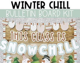 Snowmies Editable Snowman Bulletin Board Kit - Etsy