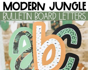 Coastal Classroom Decor A-Z Bulletin Board Letters - Etsy