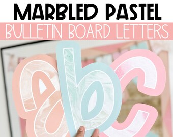Coastal Classroom Decor A-Z Bulletin Board Letters - Etsy