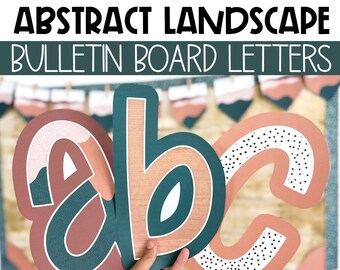 Coastal Classroom Decor A-Z Bulletin Board Letters - Etsy