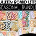 Modern Tropical Classroom Decor, A-Z Bulletin Board Letters ...