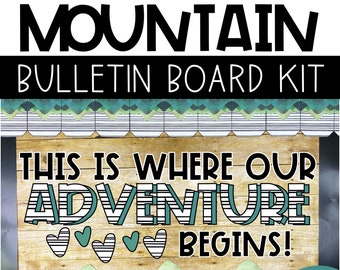 Modern Greenery Back to School Bulletin Board Kit, Easy and Modern ...