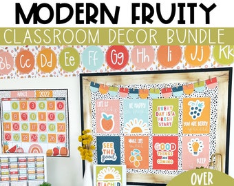Garden Theme Classroom Decor Bundle, Editable Decor, Easy and Modern ...