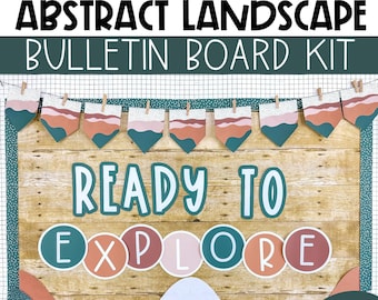 Modern Greenery Back to School Bulletin Board Kit, Easy and Modern ...