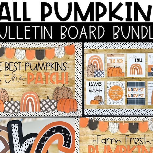 Fall Into Healthy Habits Bulletin Board/door Decor Kit for - Etsy