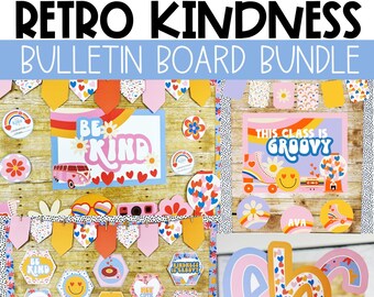 Valentine's Day Classroom Posters Retro Theme Random - Etsy