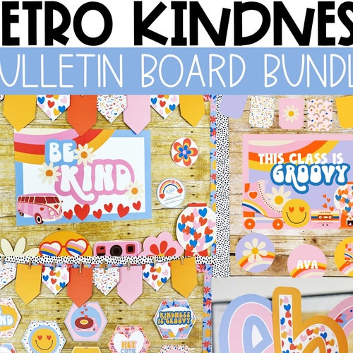 Valentine's Day Classroom Posters Retro Theme Random - Etsy