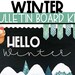 Winter Wonderland Bulletin Board Kit Easy Seasonal Classroom - Etsy