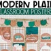 Boho Ocean Classroom Posters, Easy and Modern Classroom Decorations ...