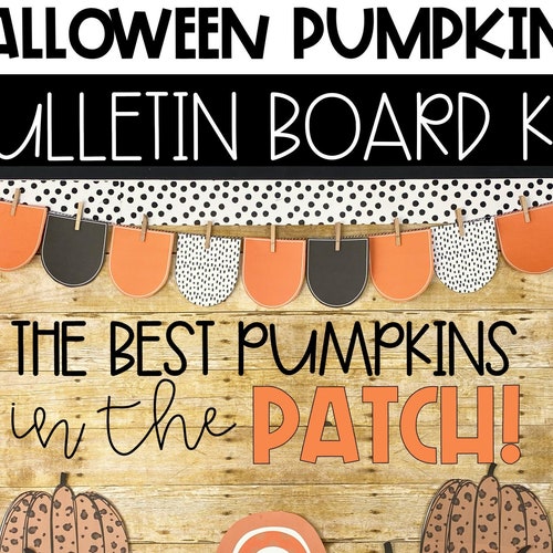 Fall Bulletin Board Farmhouse Classroom Decor Printable Autumn - Etsy