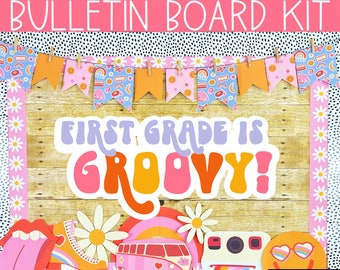 Modern Tropical Classroom Door Decor Kit Back to School Easy - Etsy