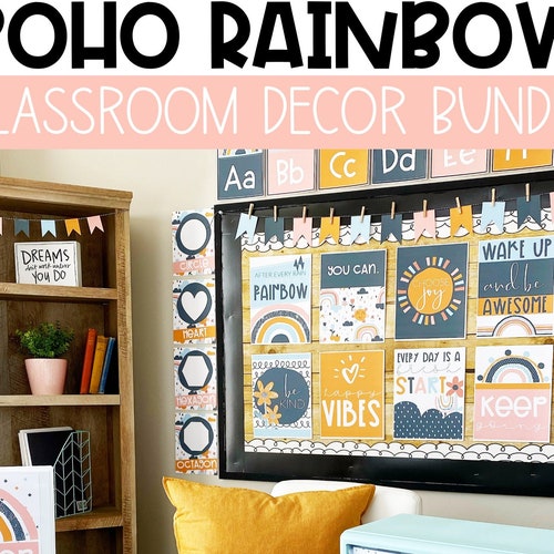 Vintage Floral Blooms Classroom Decor Bundle Easy and Modern - Etsy