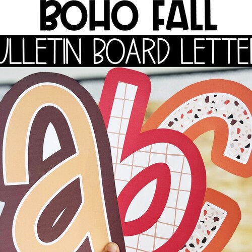Fall Pumpkins Classroom Decor A-Z Bulletin Board Letters - Etsy