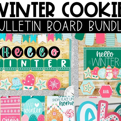 Winter Snowman Bulletin Board Kit Easy Seasonal Classroom - Etsy