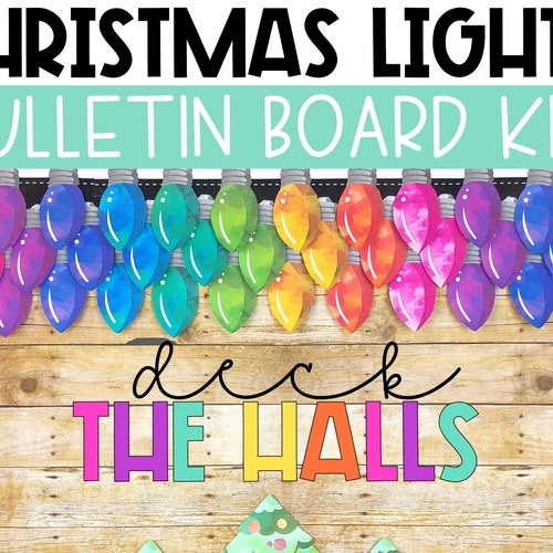 Christmas Dinosaur Theme Bulletin Board Kit Easy Holiday - Etsy