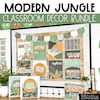 Modern Gingham Checkered Themed Classroom Decor Bundle, Editable ...