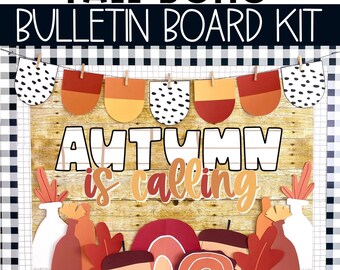 Fall Bulletin Board Kit - Etsy