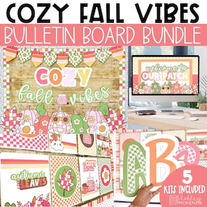 Fall Classroom Decor, Cozy Fall Vibes Theme, Autumn Bulletin Board Kit ...