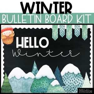 Winter Wonderland Bulletin Board Kit, Easy Seasonal Classroom ...