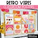 Retro Classroom Posters, Retro Vibes Theme, Easy and Modern Classroom ...