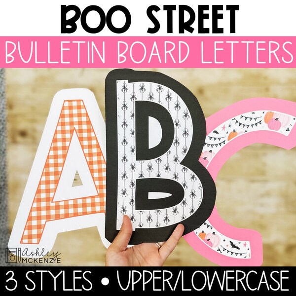 Halloween Numbers and Letters - Etsy