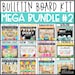 Bulletin Board Kits Bundle #2, Classroom Decor for the Whole Year, Easy ...
