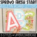 Spring Classroom Decor, A-Z Bulletin Board Letters, Punctuation, and ...