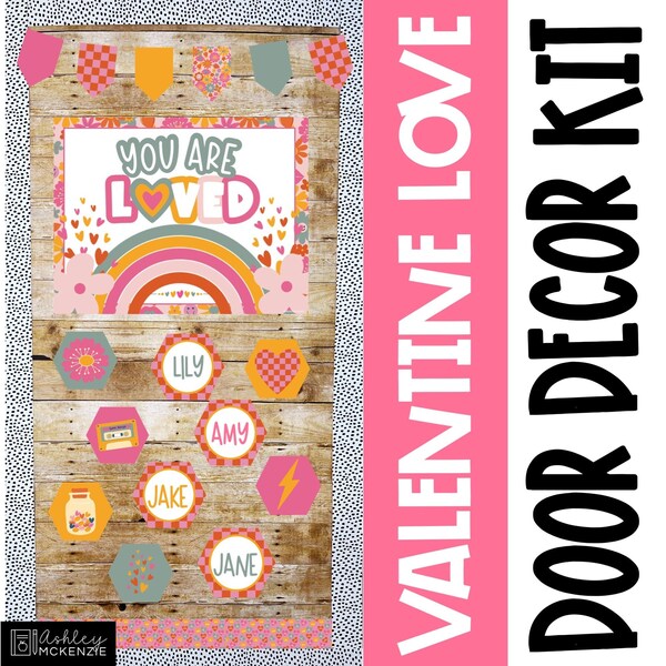 Valentine Door Decor - Etsy