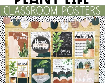 Rainbow Growth Mindset Classroom Posters, Easy and Modern Classroom ...