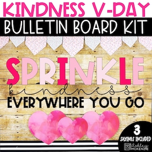 Valentine's Day Bulletin Board Ideas, Classroom Door Decor, Kindness ...