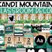 Spanish Scandi Mountains Classroom Decor Bundle Easy and | Etsy