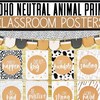 Coastal Classroom Posters, Easy and Modern Classroom Decorations, Text ...