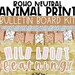 Animal Print Back to School Bulletin Board Kit Boho Neutral - Etsy