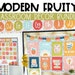 Modern Fruit Themed Classroom Decor Bundle Editable Decor - Etsy