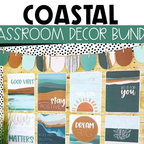 Ocean Classroom Decor Bundle - Etsy